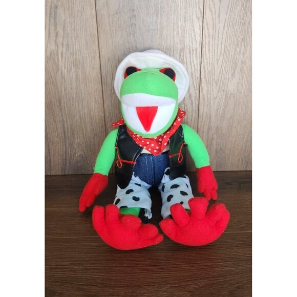 Toys | Vintage Southern Wild West Rodeo Cowboy Frog Plush Stuffed ...